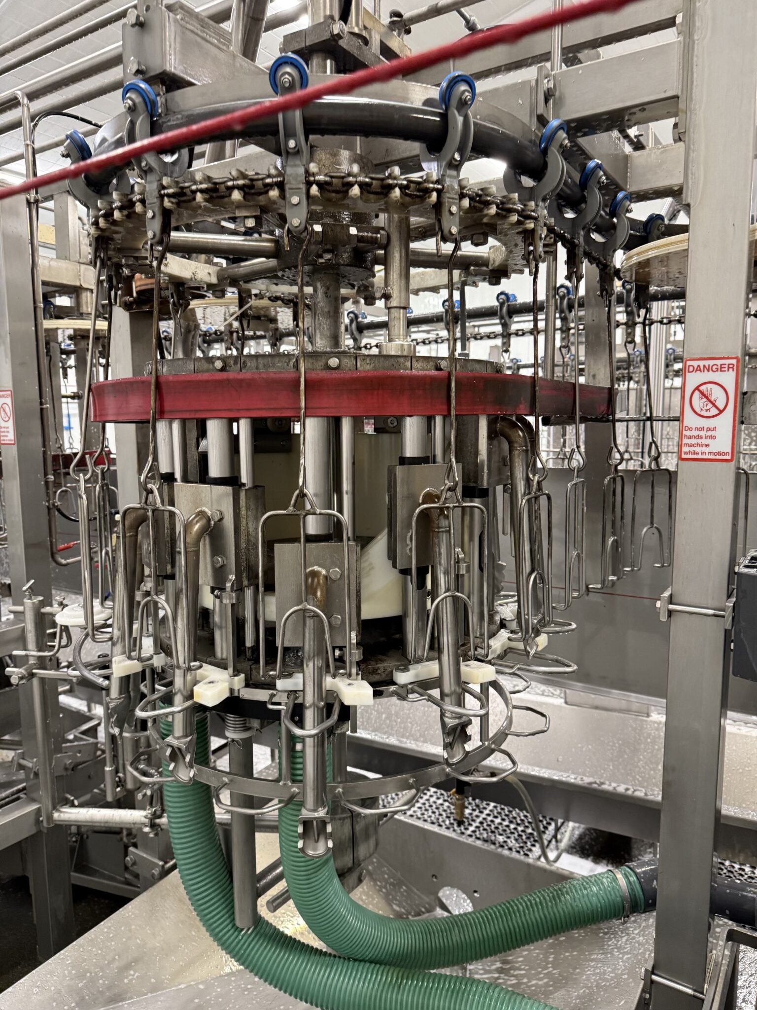 Full automatic LINCO Evisceration line. for poultry processing - Use ...